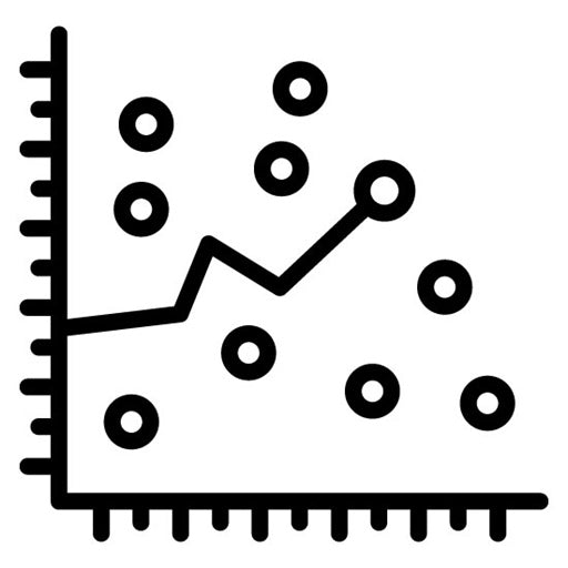 Scatter Plot Icon | Data Science – Flexycon