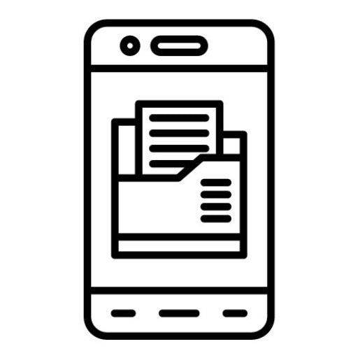 Mobile Folder Icon – Flexycon